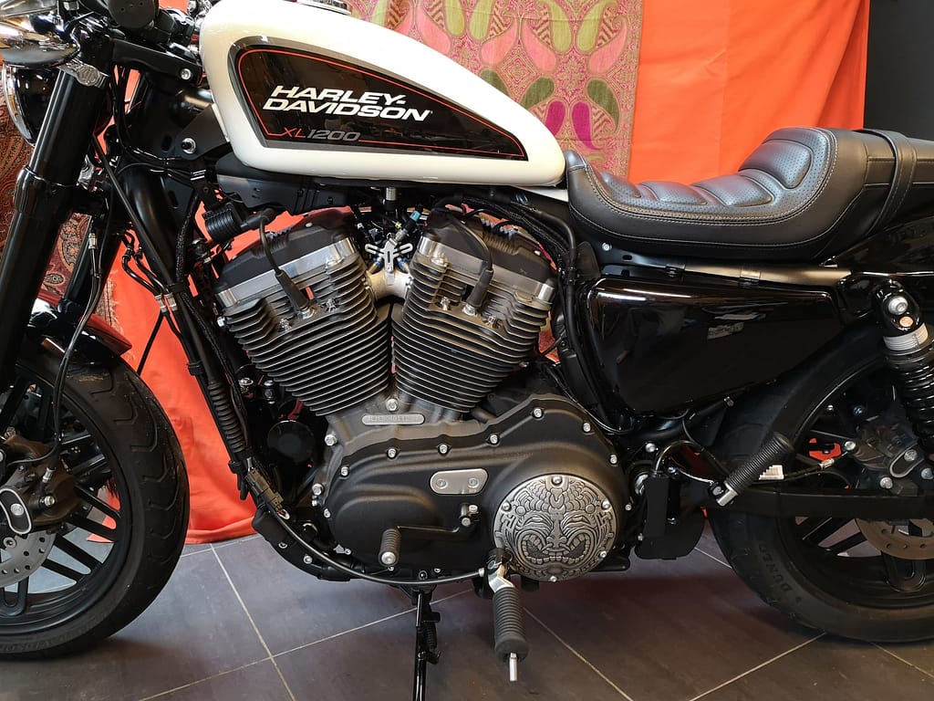 ‘Tiki’, hand engraved Harley-Davidson Sportster derby cover - Paul ...